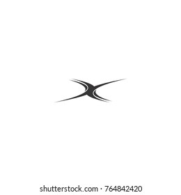 Curve Logo Vector Illustration: vector de stock (libre de regalías ...