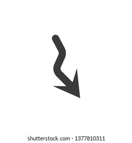 Heat Icon Arrows Warm Floor Heater Stock Vector (Royalty Free ...