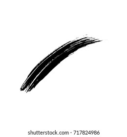 Curved Brush Stroke Vector Logo Design Stock Vector (Royalty Free ...