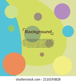 Curved Dot Circular Color Background Stock Vector (Royalty Free ...