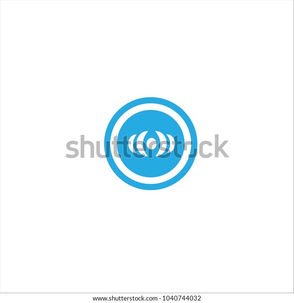 Curved Lines Logo Design Stock Vector (Royalty Free) 1040744032 ...