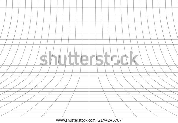 Curved Perspective Grid Curved Black Lines: เวกเตอร์สต็อก (ปลอดค่า ...