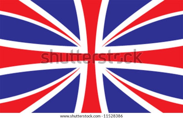 Curved Union Jack Stock Vector (Royalty Free) 11528386 | Shutterstock