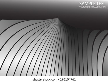 Silver Vector Curved Abstract Background Silver: เวกเตอร์สต็อก (ปลอดค่า ...