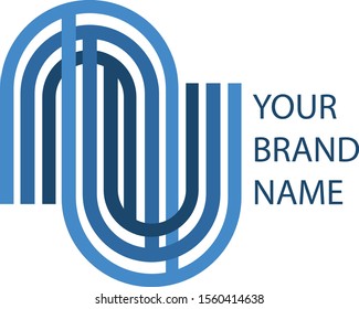 Curves Lines Logo Vector Design Stock Vector (Royalty Free) 1560414638 ...