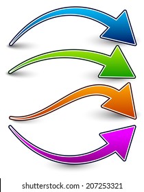 4,016 Curvy arrows Images, Stock Photos & Vectors | Shutterstock
