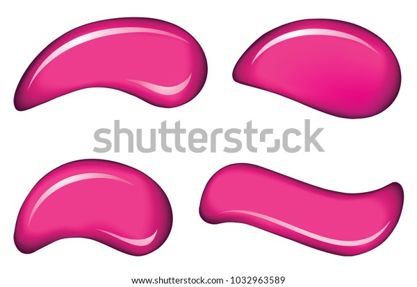 Curvy Form Vibrant Lilac Color Spread Stock Vector Royalty Free