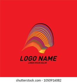 Curvy Stripes Simple Logo Design Stock Vector (Royalty Free) 1050915353 ...
