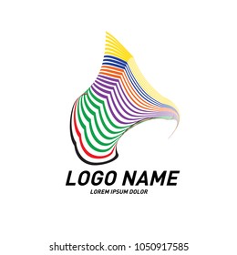 Curvy Stripes Simple Logo Design Stock Vector (Royalty Free) 1050917585 ...