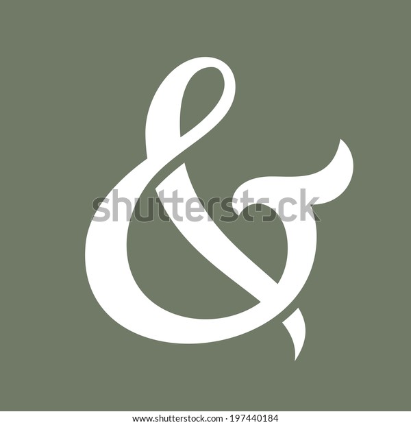 Custom Ampersand Hand Drawn Ampersand Symbol Stock Vector (Royalty Free ...
