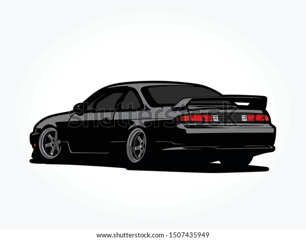 Custom Car Vector Illustration Art: Stock-Vektorgrafik (Lizenzfrei ...