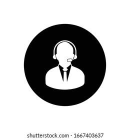Customer Agent Icon Editable Vector Symbol Stock Vector (Royalty Free ...