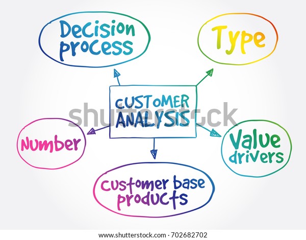 Customer Analysis Mind Map Business Concept Stock Vector (Royalty Free ...