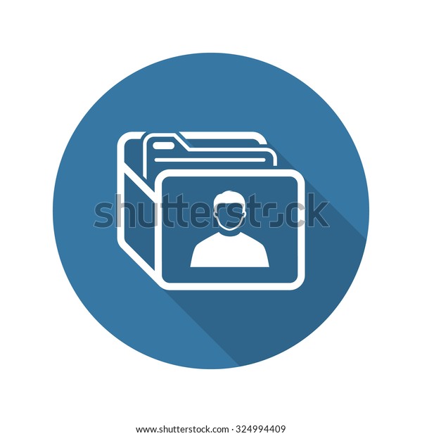 Customer Base Icon Business Concept Flat Stock Vector (Royalty Free ...