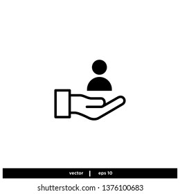 Outline Customer Retention Icon Care Customer Stock Vector (Royalty ...