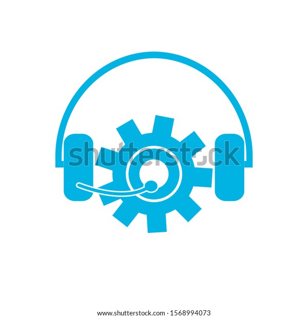 Customer Care Service Logo Template Design Stock Vector (Royalty Free ...