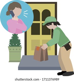 52 Unattended delivery Images, Stock Photos & Vectors | Shutterstock