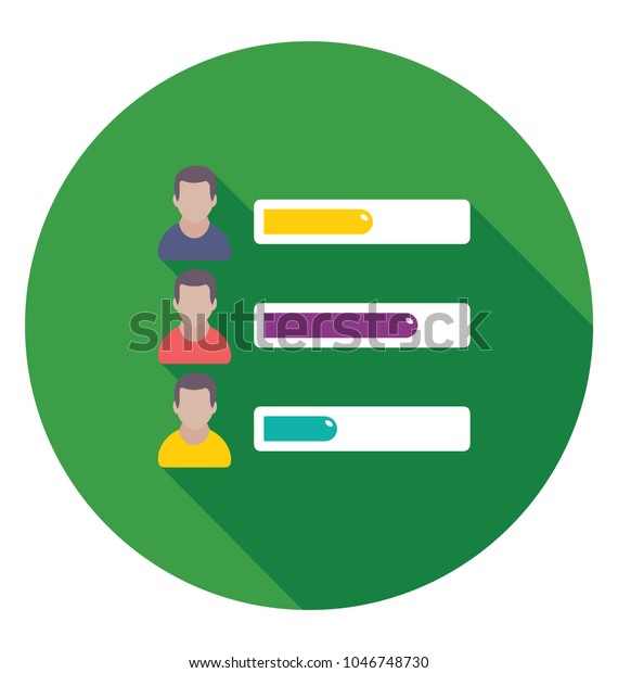 Customer Engagement Chart Concept Profile Rating Stock Vector (Royalty ...
