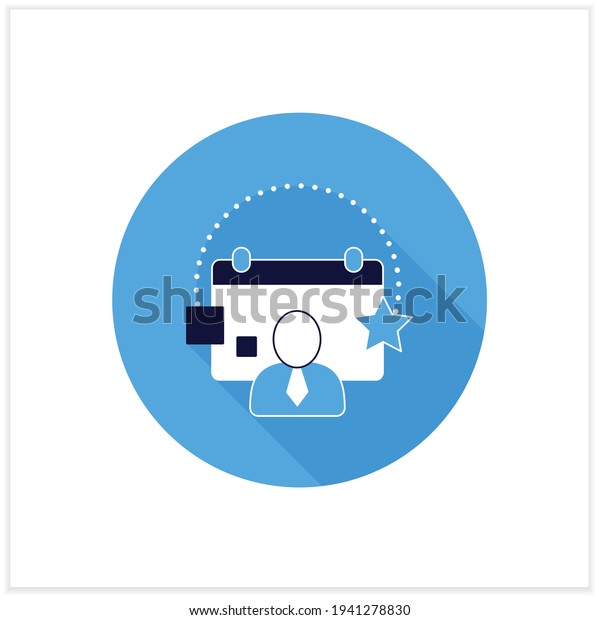 Customer Events Flat Iconemphasize Biggest Achievements Stock Vector ...