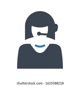 Customer Helpline Icon Vector Graphics Stock Vector (Royalty Free ...