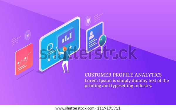 Customer Profile Analysis Target Marketing Segmentation Stock Vector ...