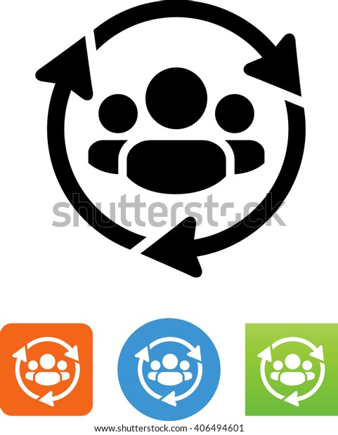 Customer Relationship Management Symbol Stock Vector (Royalty Free ...