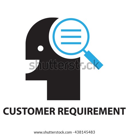 Customer Requirement Icon Symbol 스톡 벡터(사용료 없음) 438145483 - Shutterstock