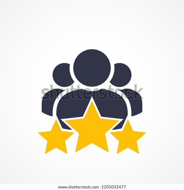 Customer Satisfaction Icon On White Achievement Stock Vector (Royalty ...
