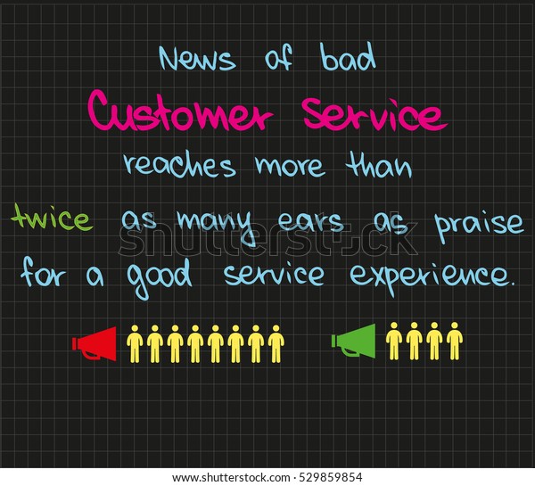 Customer Service Approach Quote Stock Vector (Royalty Free) 529859854 ...