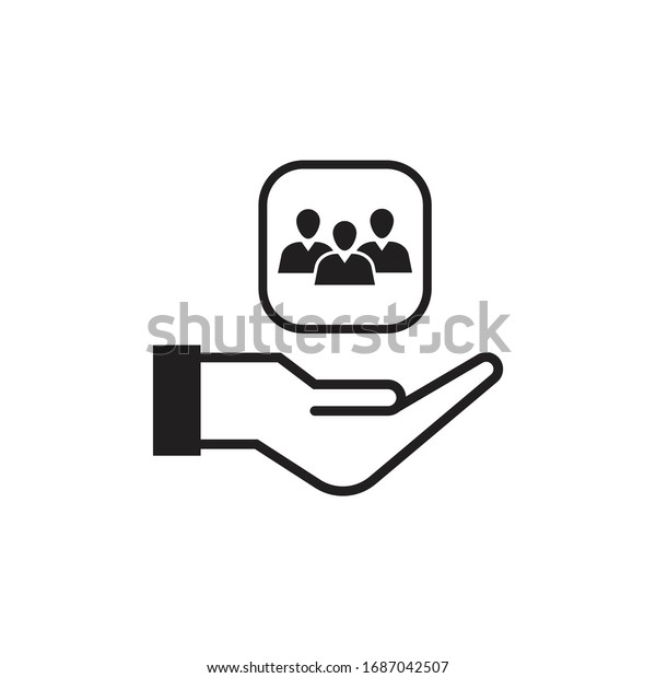 Customer Service Icon Design Isolated On: เวกเตอร์สต็อก (ปลอดค่า ...