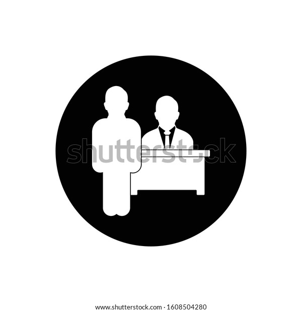 Customer Service Icon Rounded Button Style Stock Vector (Royalty Free ...