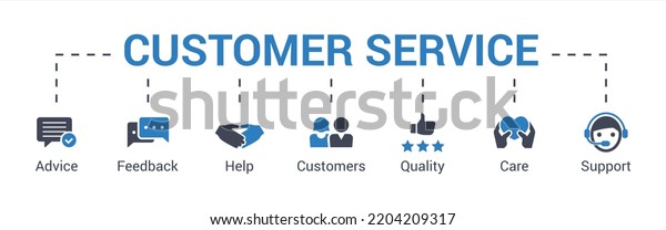 Customer Service Infographic Concept Vector Illustration Stock Vector ...