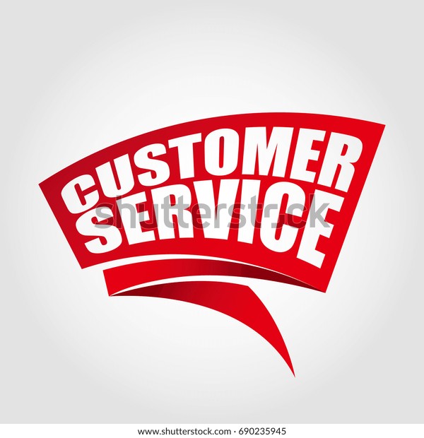 Customer Service Labels Banners Stock Vector (Royalty Free) 690235945 ...
