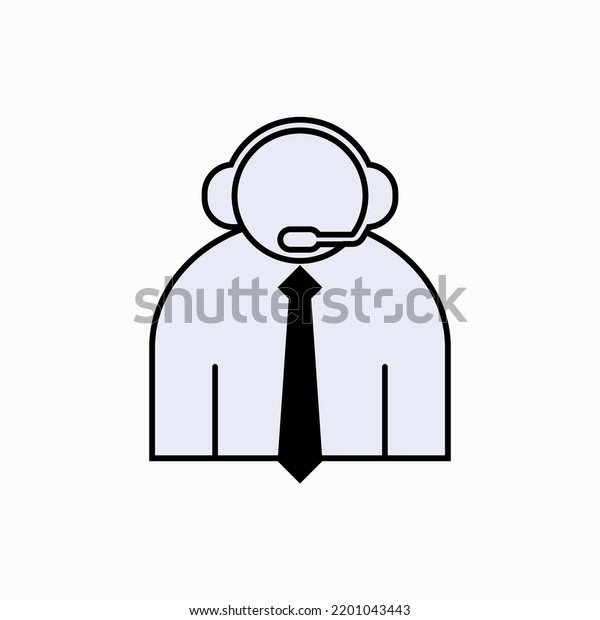 Customer Service Officer Icon Cso Vector Stock Vector (Royalty Free ...