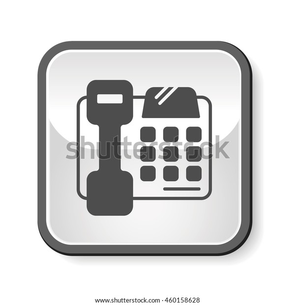 Customer Service Phone Icon Stock Vector (Royalty Free) 460158628