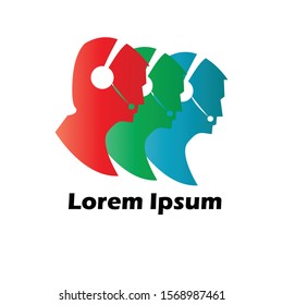 Customer Service Vector Icons Logos Sign: vector de stock (libre de ...