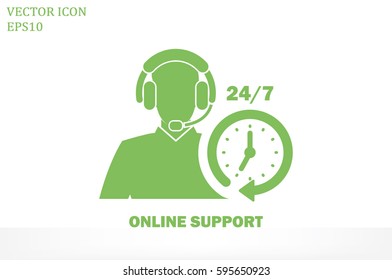 Customer Support Help Desk Icon Vector Stock Vector (Royalty Free ...