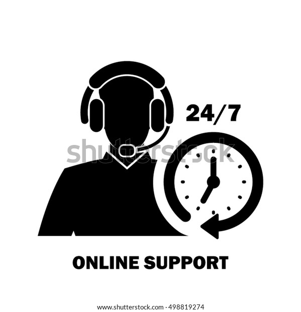 Customer Support Help Desk Icon Vector Stock Vector (Royalty Free ...