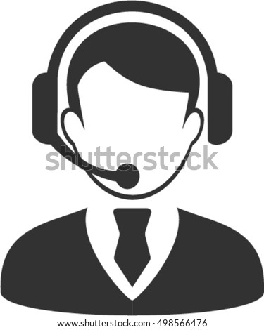 Customer Support Customer Service Icon Apps Stok Vektör (Telifsiz ...