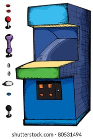 1,099 Arcade sketch Stock Illustrations, Images & Vectors | Shutterstock