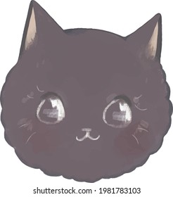 Cut Cartoon Cat Hand Draw Vector: เวกเตอร์สต็อก (ปลอดค่าลิขสิทธิ์ ...