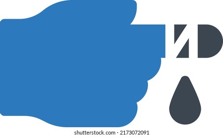 Cut Finger Vector Illustration On Transparent Stock Vector (Royalty ...