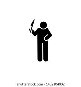 Cut Himself Suicidal Killing Wrist Icon Stock Vector (Royalty Free ...