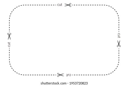 471 Perforation and scissors Images, Stock Photos & Vectors | Shutterstock