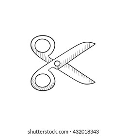 Cut Out Button Vector Sketch Icon Stock Vector (Royalty Free) 432018343 ...