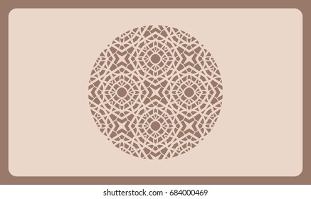 Cut Out Cards Lace Pattern Modern Stock Vector (Royalty Free) 684000469 ...