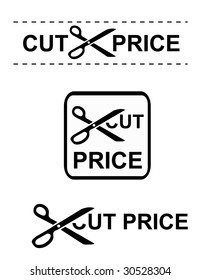 Cut Price Labels Stock Vector (Royalty Free) 30528304 | Shutterstock