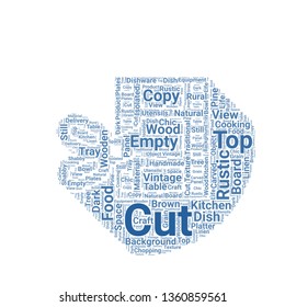 Cut Word Cloud Tag Cloud About Stock Vector (Royalty Free) 1360859561 ...