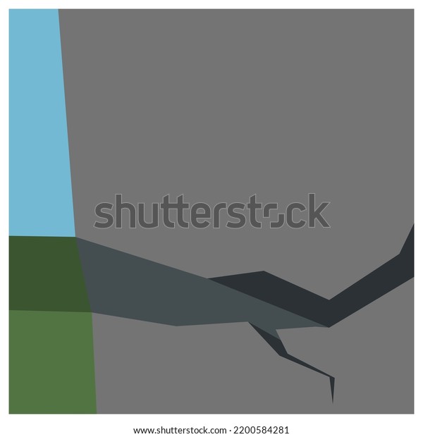 Cutaway Cave Cliff Face Stock Vector (Royalty Free) 2200584281 ...
