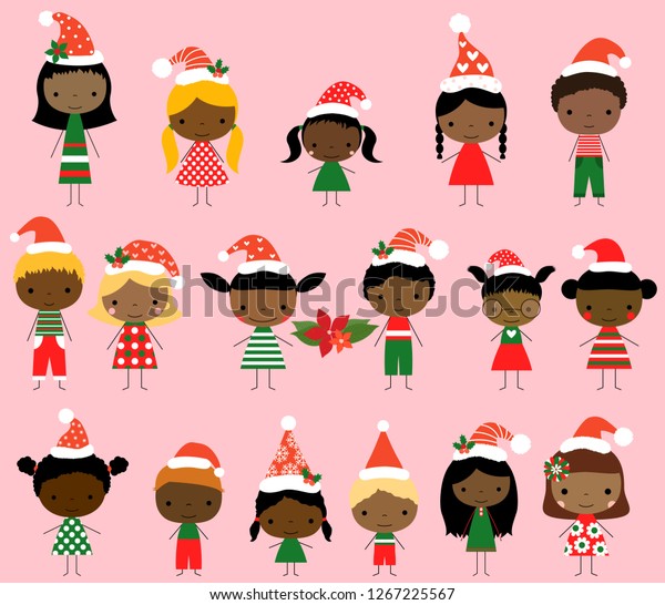 Cute African American Vector Stick Figures Stock Vector (Royalty Free ...